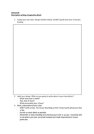 Alien descriptive writing cover work | Teaching Resources