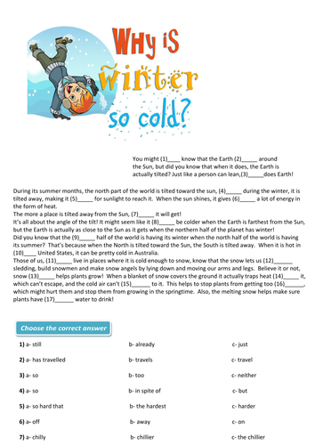 Why is winter so cold? | Teaching Resources