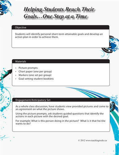 Goal Setting | Teaching Resources