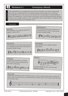 Understanding Music: Melody - Worksheet Pack for GCSE Music | Teaching ...