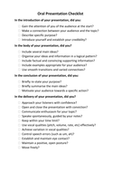 Oral Presentation Checklist | Teaching Resources