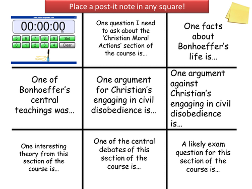 Christian Moral Action - Revision Session for AS KS5 OCR RS ...