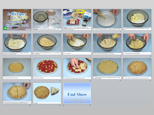 e-Recipe 19 - Raspberry & Cinnamon Torte | Teaching Resources