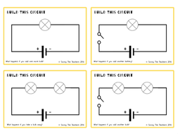 Electricity Circuit Building Activity | Teaching Resources