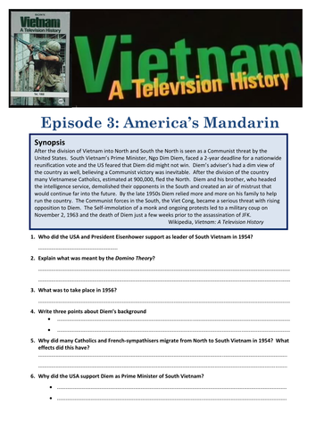 Vietnam: A Television History Episode 3: America's Mandarin 1954-1963 ...