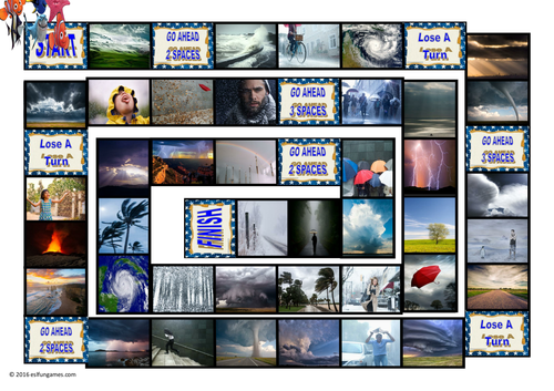 Seasons and Weather Animated Board Game | Teaching Resources