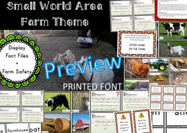 Small World Area Farm Themed for EYFS/KS1 | Teaching Resources