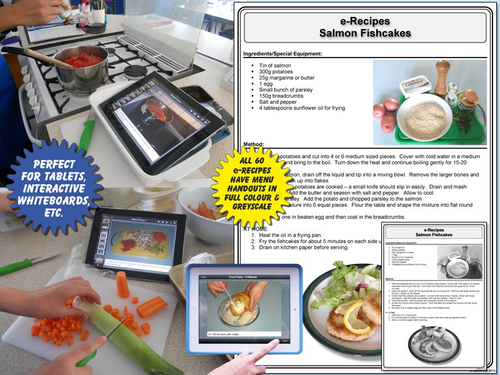 e-Recipe 21 - Salmon Fishcakes | Teaching Resources