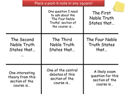 The Four Noble Truths - AS Revision Session for KS5 OCR RS [ Buddhist ...
