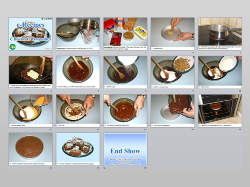 e-Recipe 37 - Chocolate Brownies | Teaching Resources