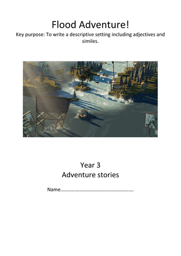 Y3 Creative Writing - Adventure Story | Teaching Resources