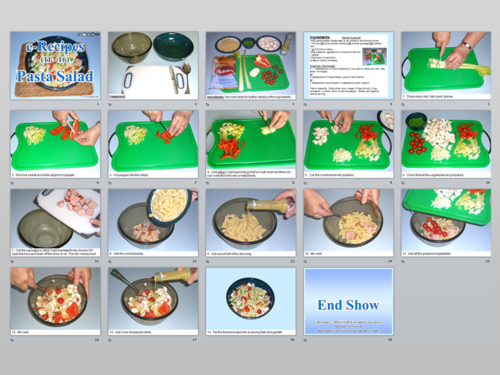 e-Recipe 47 - Pasta Salad | Teaching Resources