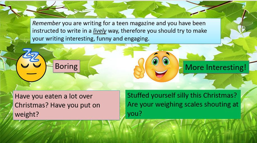 New Year Healthy Eating – Non-Fiction Writing Lesson | Teaching Resources