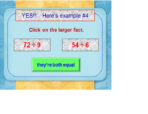 Division Facts PowerPoint One | Teaching Resources