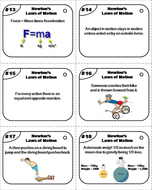 Newton's Laws of Motion Task Cards | Teaching Resources