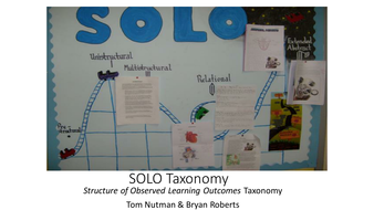 Solo Taxonomy | Teaching Resources