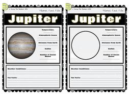 Space: Planet Fact File | Teaching Resources