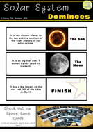Space: Solar System Dominoes | Teaching Resources