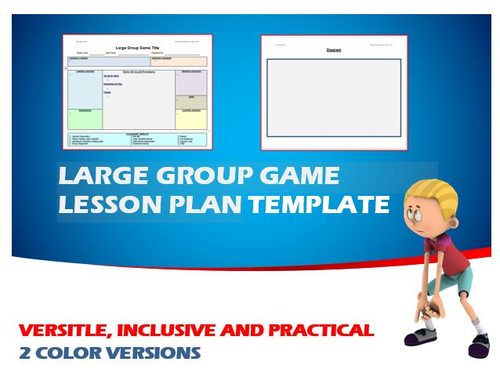 Physical Education - PE Large Group Game Editable Template | Teaching ...