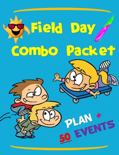 Field Day Combo Packet- Comprehensive Beach Themed Plan and 50 Event ...