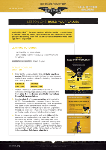 LEGO® Batman Builders | Teaching Resources