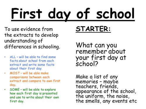 School days - | Teaching Resources
