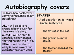 Autobiography covers | Teaching Resources