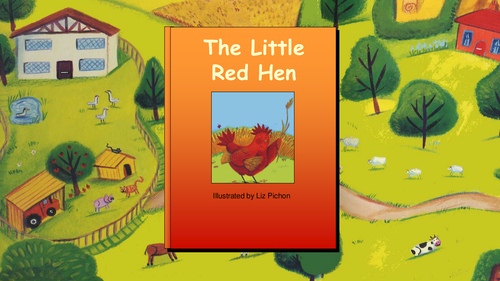 Little Red Hen Ladybird text with illustrations by Liz Pichon ...
