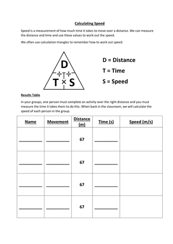 Calculating Speed Full Lesson | Teaching Resources Calculating Speed Full Lesson | Teaching Resources