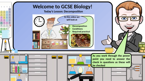 KS4 AQA GCSE Biology (Science) Decay Lesson | Teaching Resources