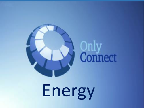 New aqa physics energy only connect quiz | Teaching Resources