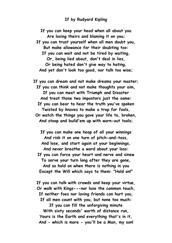 Understanding poetry | Teaching Resources