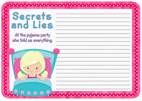 CREATIVE WRITING FOR GIRLS TEACHING RESOURCES K2 ENGLISH LITERACY KEY ...