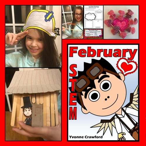 STEM Center Challenges - Valentine's Day Presidents Day STEAM ...