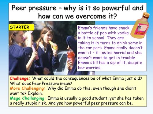 Peer Influence / Pressure + Bullying PSHE | Teaching Resources