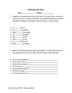 Expressions with 'Faire' worksheet | Teaching Resources
