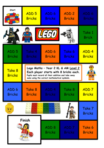 Maths Games (Lego) | Teaching Resources