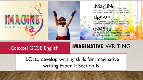 GCSE English EDEXCEL 9-1 Imaginative Writing Paper 1 | Teaching Resources