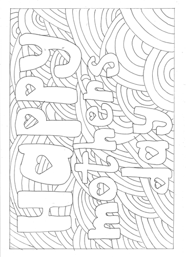 Mother's Day Colouring Page (Special Days) | Teaching Resources