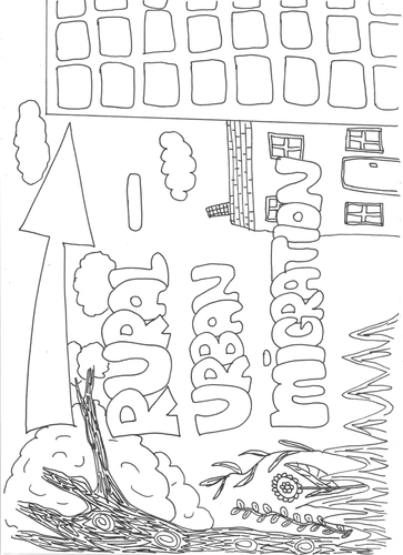 Rural-Urban Migration Revision Sheet for Geography (Colouring Page ...