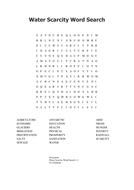 Water Scarcity Word Search | Teaching Resources