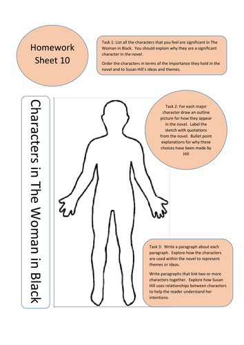 Revision Sheets for Woman in Black | Teaching Resources
