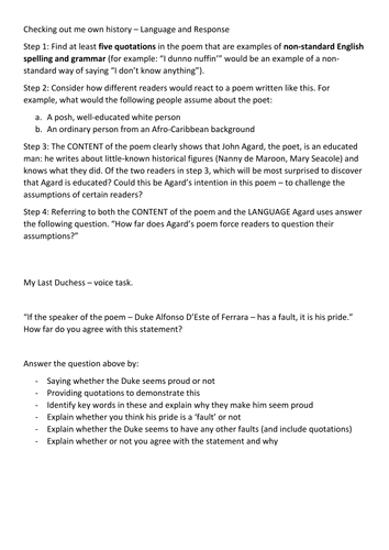 AQA Poetry Anthology (Power & Conflict) revision materials | Teaching ...