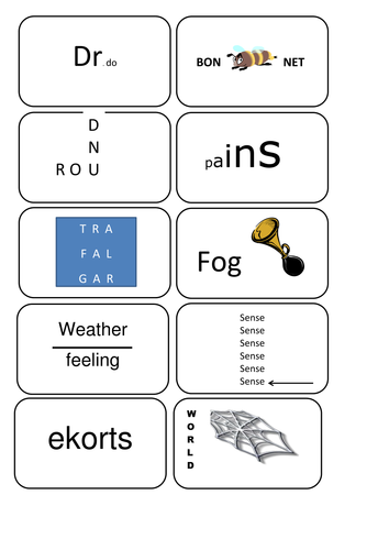 Dingbats - second lot of cards | Teaching Resources