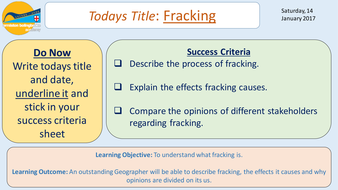 Fracking | Teaching Resources