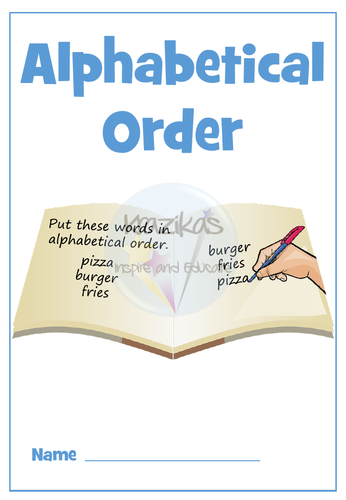 Alphabetical Order Workbook | Teaching Resources
