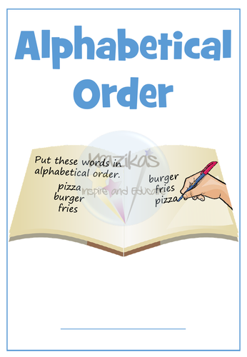 Alphabetical Order Workbook | Teaching Resources