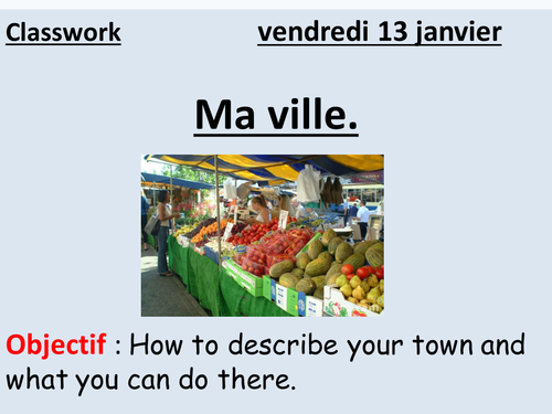 Ma Ville / My Town (2) | Teaching Resources