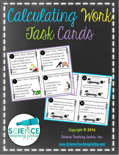 Calculating Work Task Cards | Teaching Resources
