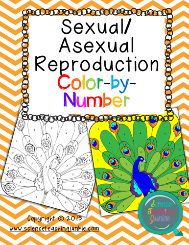 Sexual / Asexual Reproduction Color-by-Number | Teaching Resources